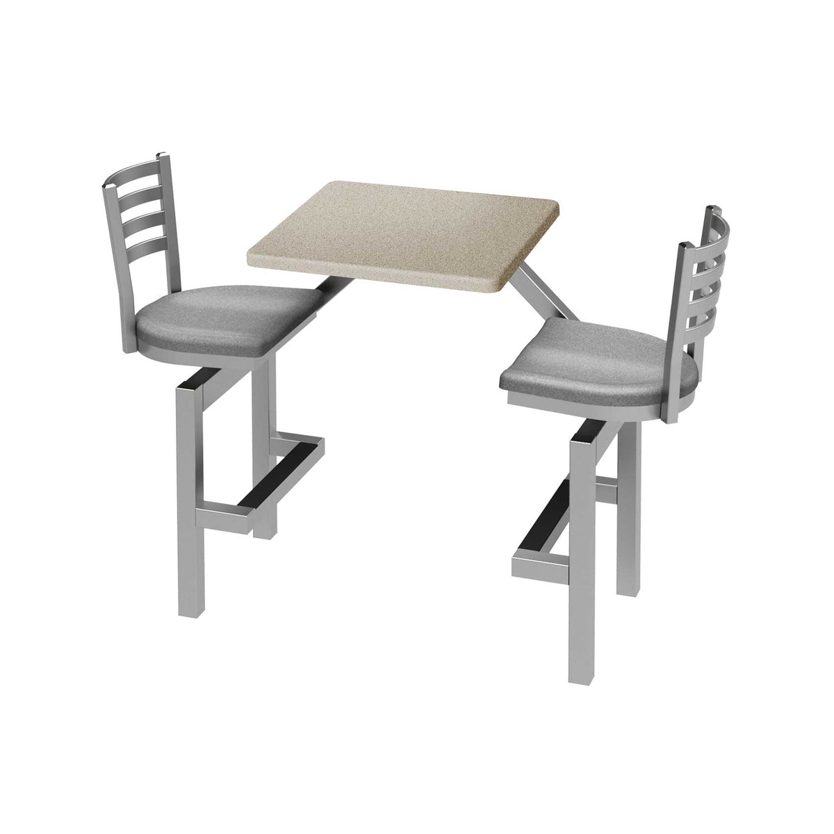 28˝ Rectangular 2-Seat Covey Corian® Bar Height Table – LeisureCraft ...