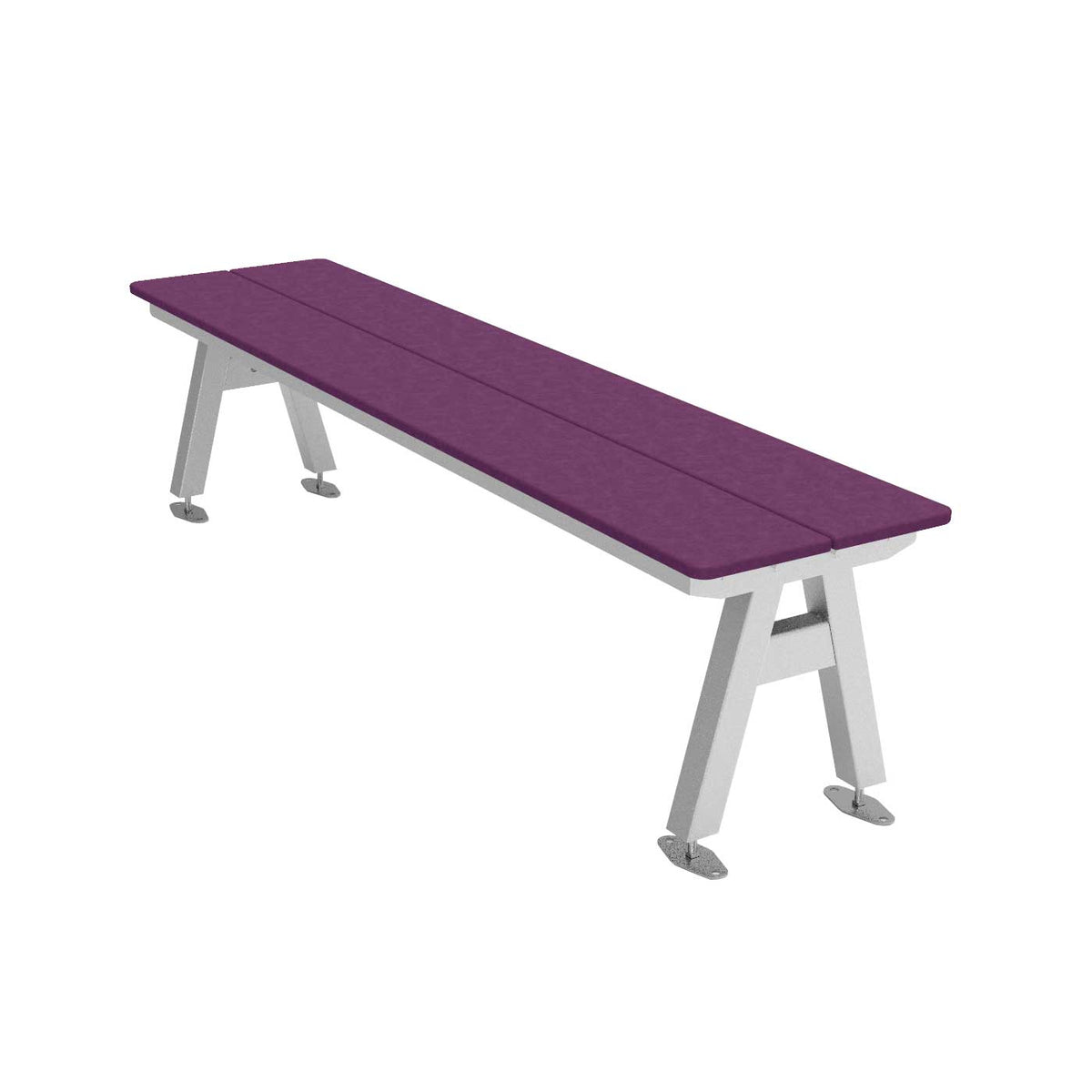 72˝ Centra Bench - Multi-Board Recycled Plastic Planks – LeisureCraft ...