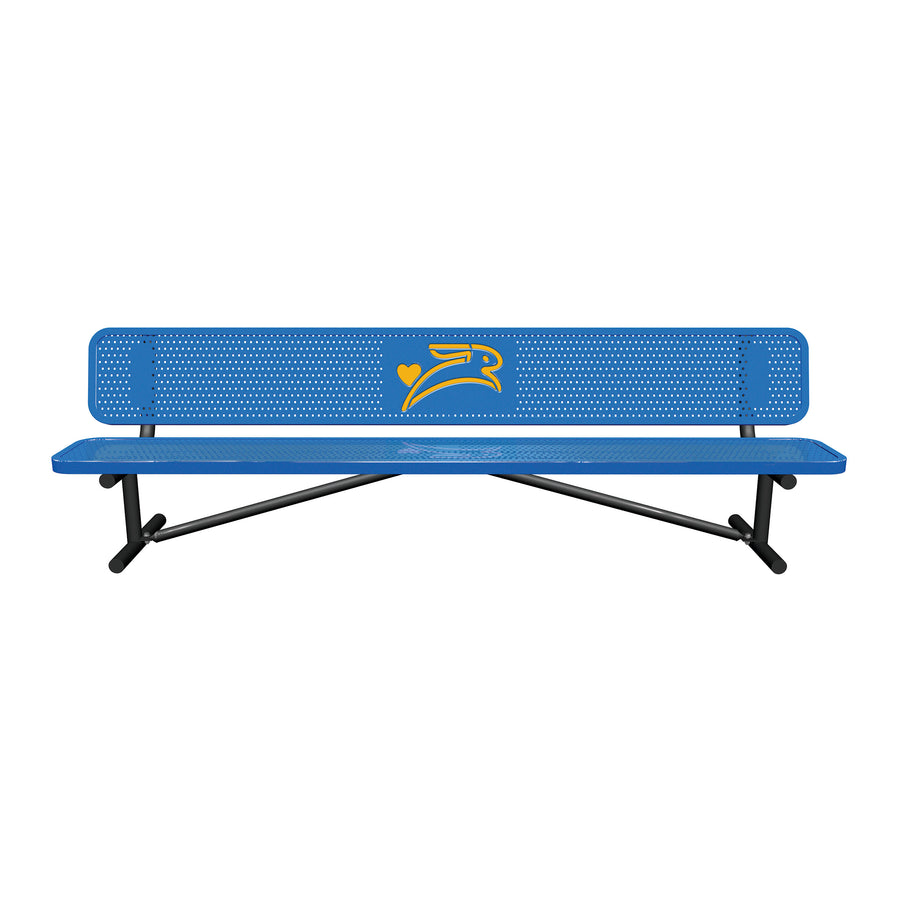 Personalized Multicolor Perforated Player’s Bench – LeisureCraft ...