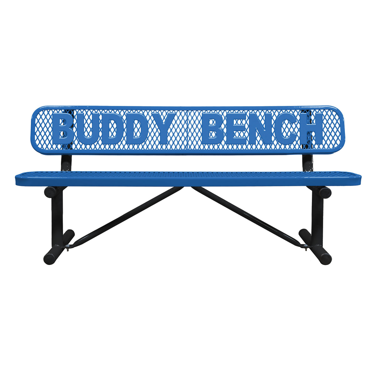 Metal Bench with Back | Leisure Craft – LeisureCraft Holdings, LLC