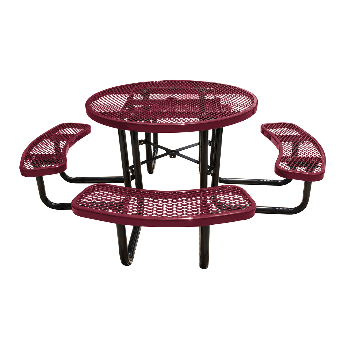46˝ Round Expanded Metal Table – LeisureCraft®