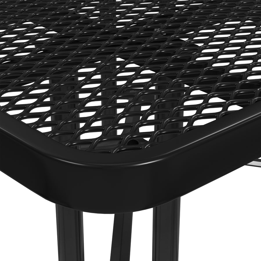 Quick Ship T46SQP 46" Square Expanded Metal Table – LeisureCraft Holdings, LLC