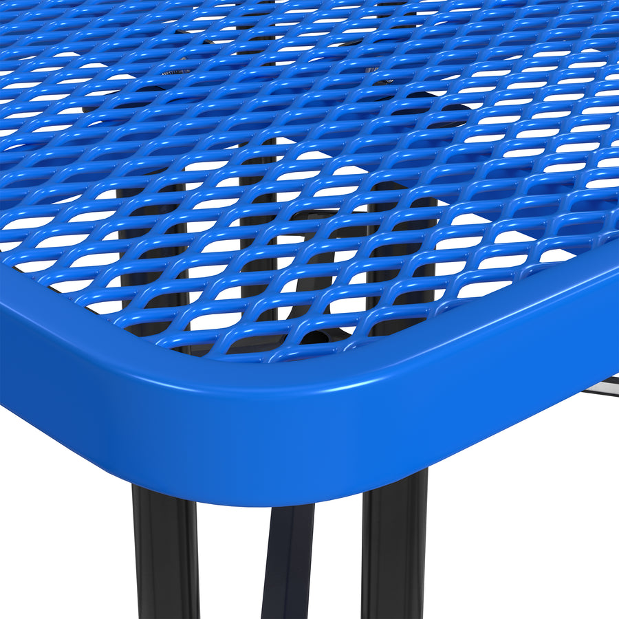 Quick Ship T46SQP 46" Square Expanded Metal Table – LeisureCraft ...